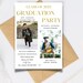 Graduation Party Invitation Template, Two Graduates Invitation With ...