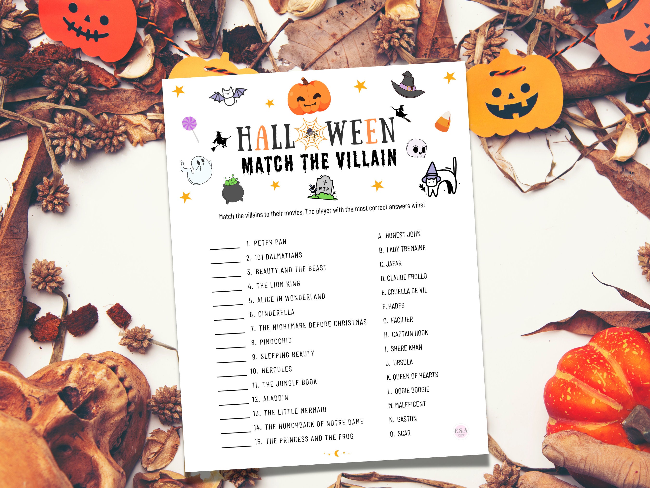 14 Halloween Games Bundle, Halloween Party Games, Halloween Games for ...