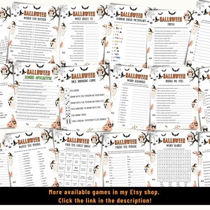 Halloween Scattergories Game, Scatterfories for Kids and Adults ...