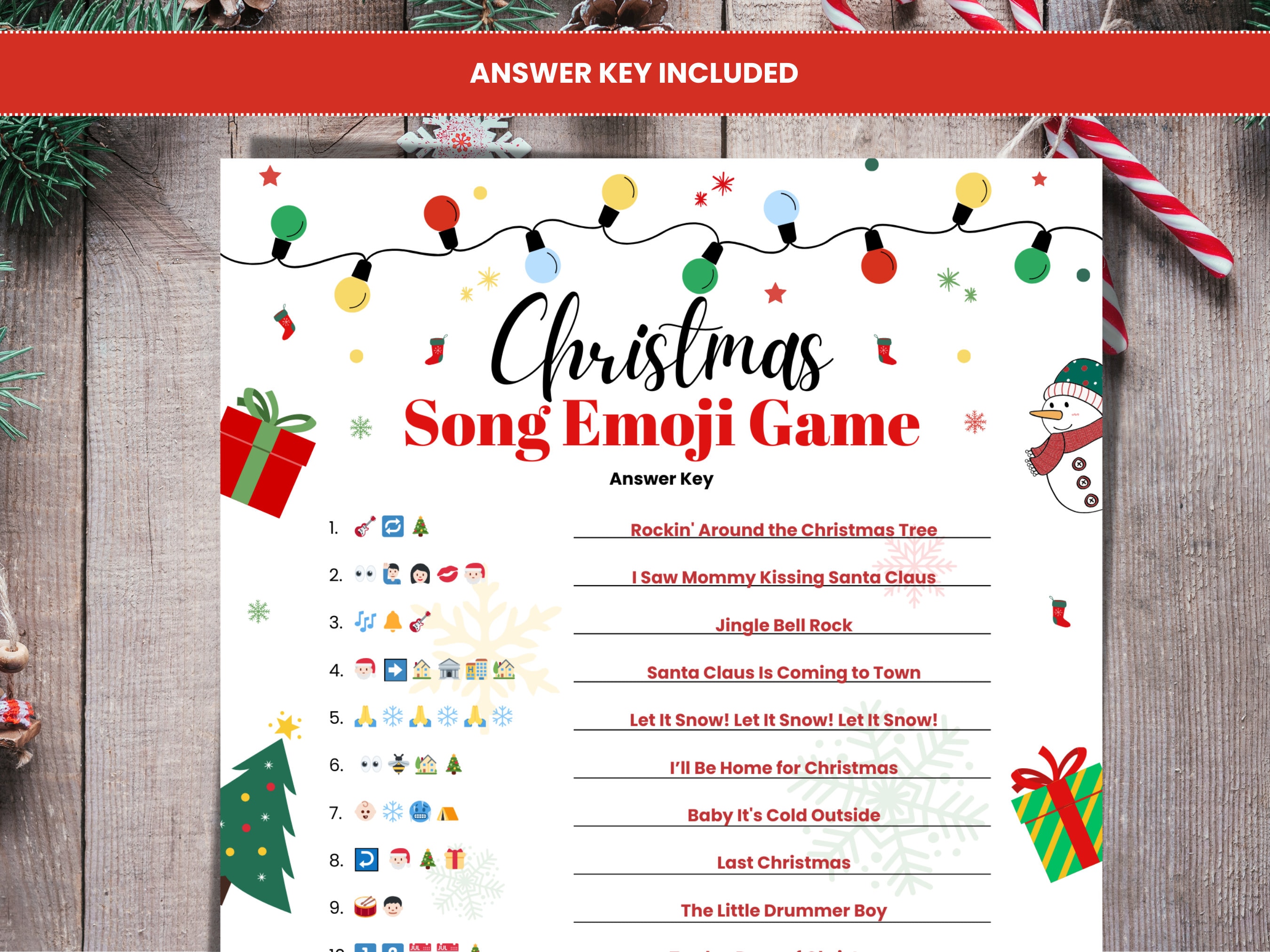 Christmas Emoji Pictionary, Christmas Emoji Game, Christmas Emoji Song ...