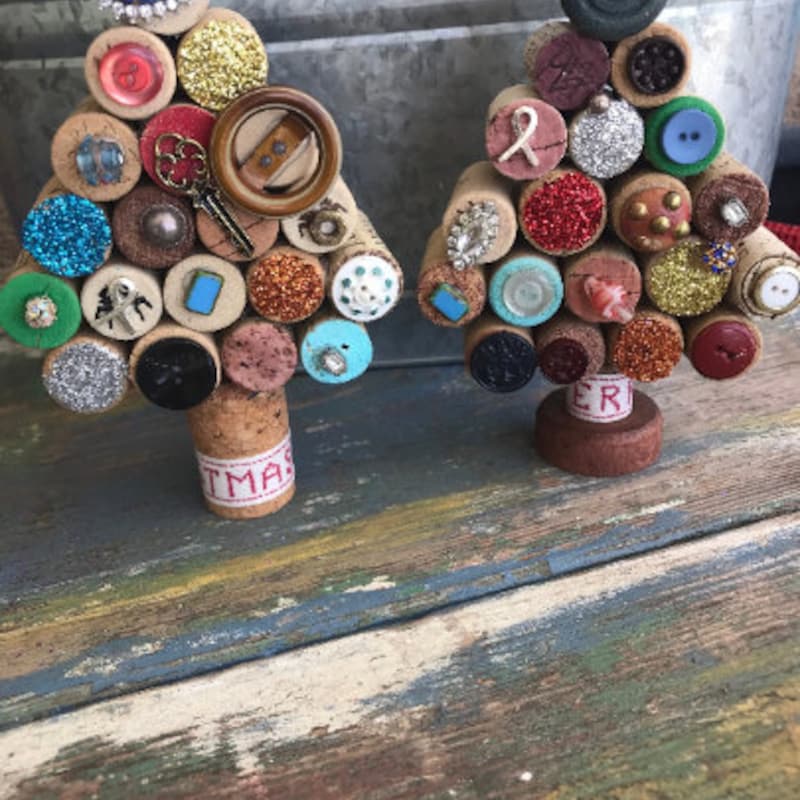 Cork Christmas Tree - Etsy
