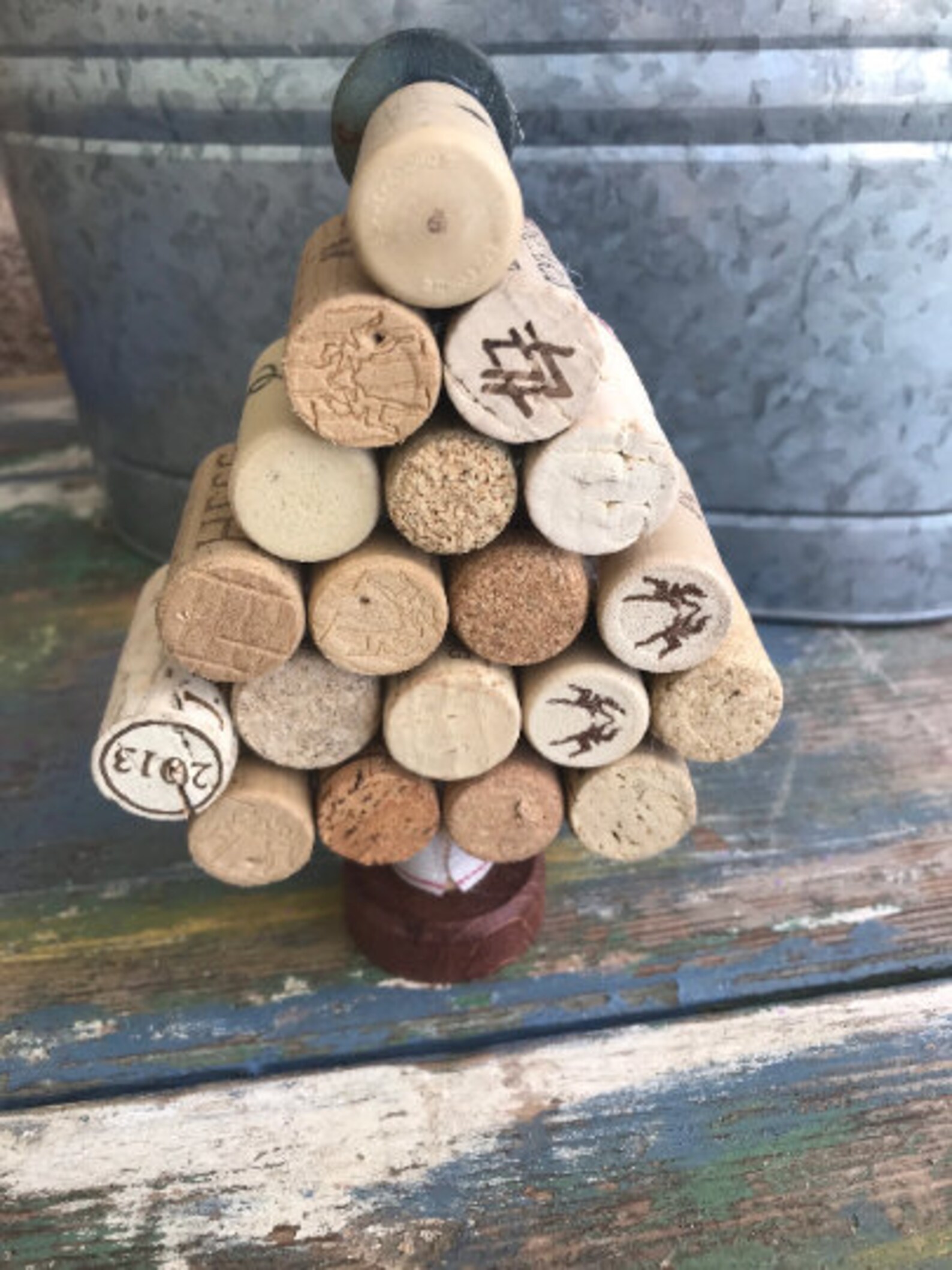 Wine Cork Christmas Tree - Etsy