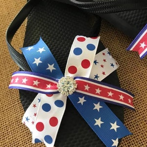 Girls 4th of July Flip Flops - Etsy