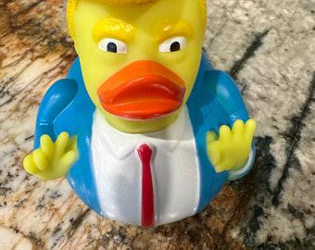 Trump Big Rubber Ducks With Laminated Tag Fun for Ducking Jeeps. Trump ...