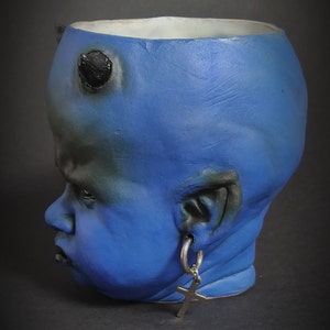 Handcrafted Stoneware Mug -"ocean Dio" -collector's Devil Mug - Devil ...