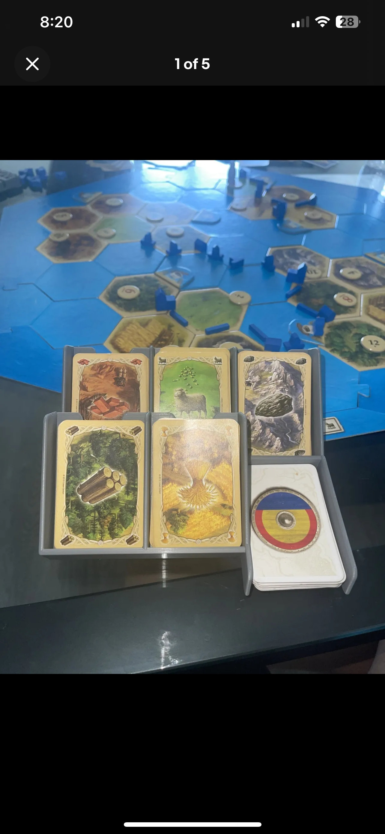 Settlers of Catan Card Holder/organizer for Resource and Development ...