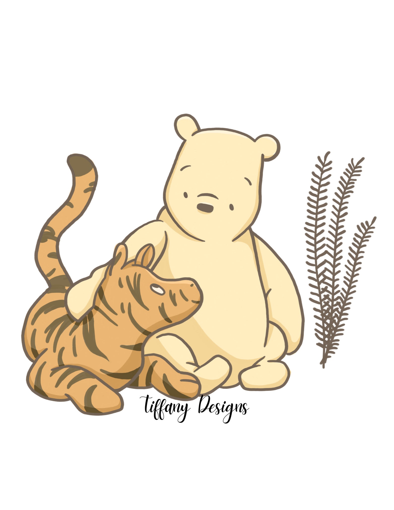 Classic Winnie the Pooh Nursery Prints - Etsy