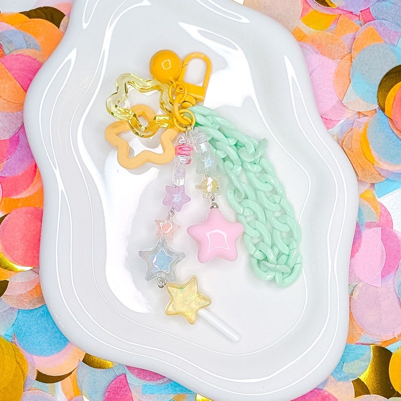 Star Keychain - Etsy