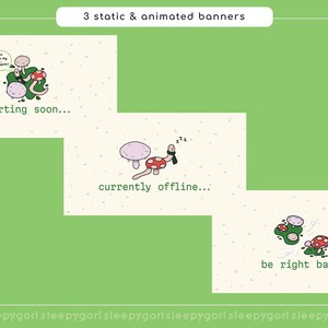 Worm Twitch Package - Pastel Version | Animated Stream Overlay, Cozy ...