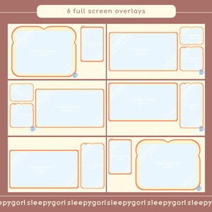 Toasty Twitch Package | Animated Stream Overlay, Cute Toast Theme ...