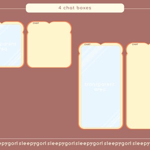 Toasty Twitch Package | Animated Stream Overlay, Cute Toast Theme ...