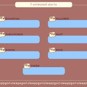 Toasty Twitch Package | Animated Stream Overlay, Cute Toast Theme ...