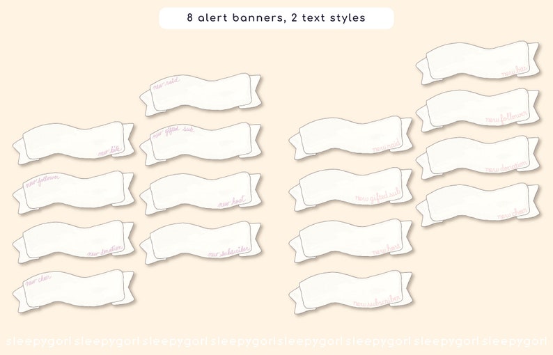 Coquette Darling Twitch Overlay | Animated Stream Overlay, Pastel Pearl ...