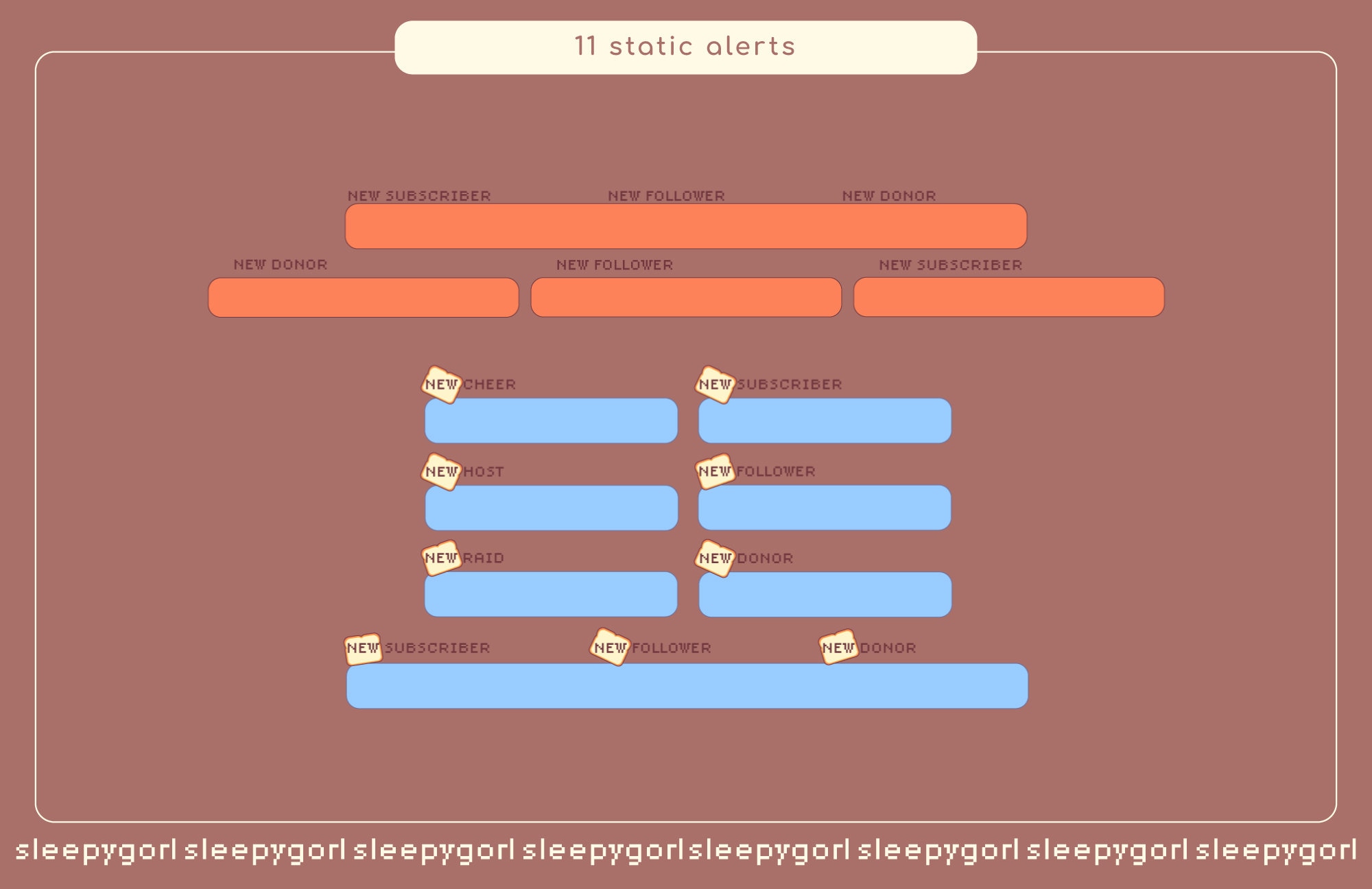 Toasty Twitch Package Animated Stream Overlay, Cute Toast Theme Overlay ...