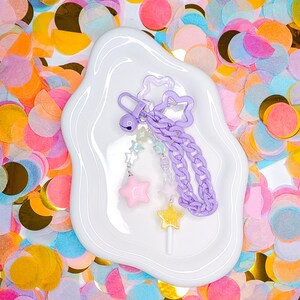 Twinkling Star Keychain • Jingling Bell Star Keychain, Pastel Color ...