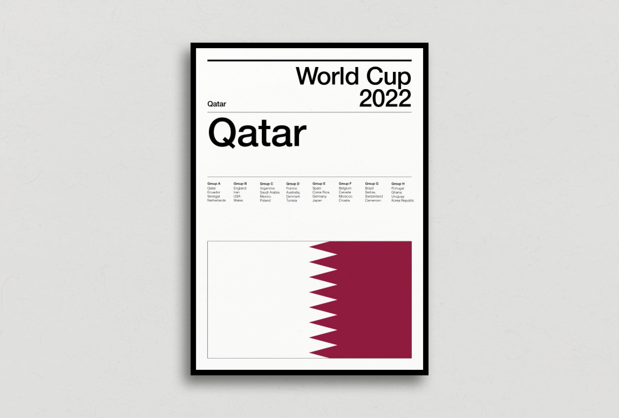 World Cup 2022 Poster Qatar