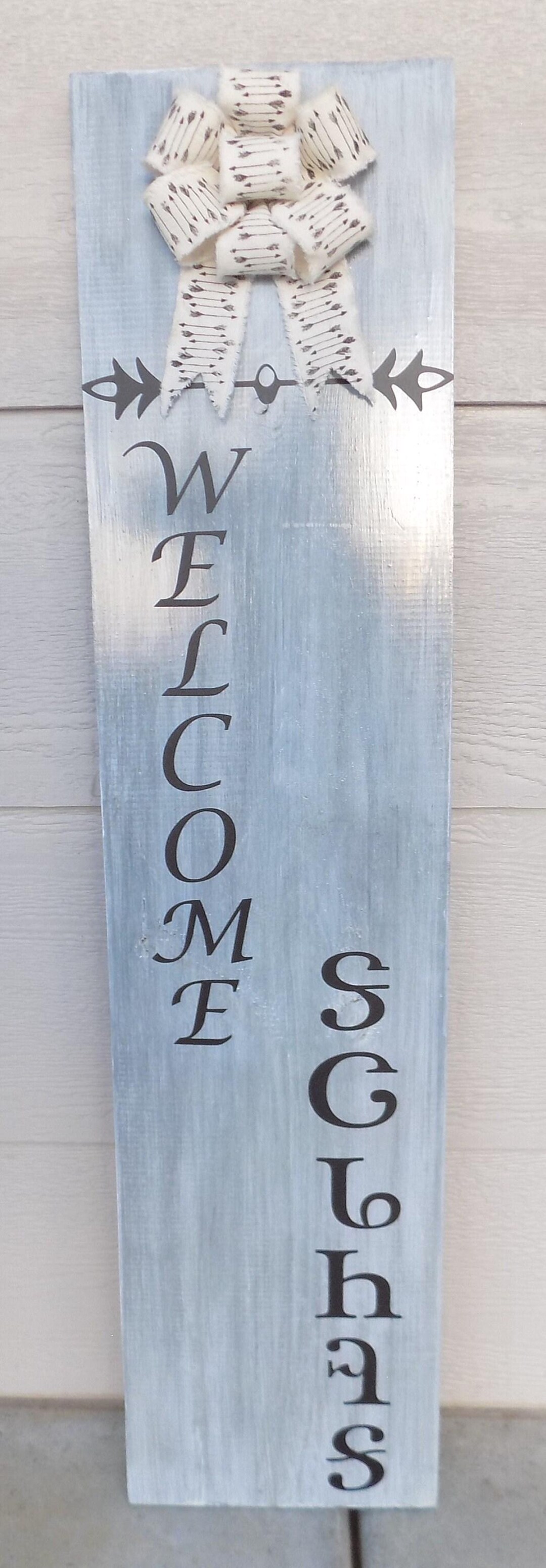 Welcome Sign in English/ᏕᏣᎫᏂᎸᎦ "you Are All Welcomed/invited" in ...