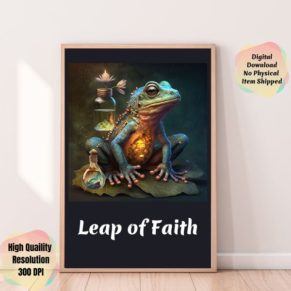 Leap of Faith Print - Etsy
