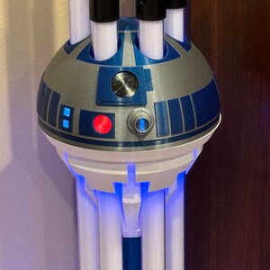 R2-D2 Version Lightsaber Blade Stand - Etsy