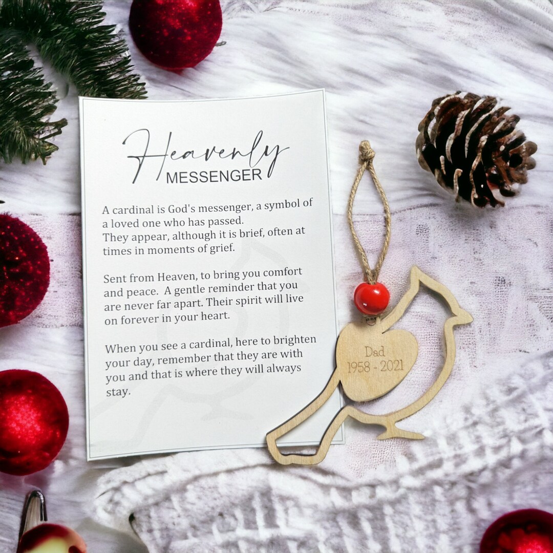 Custom Heavenly Messenger Cardinal Ornament - Etsy