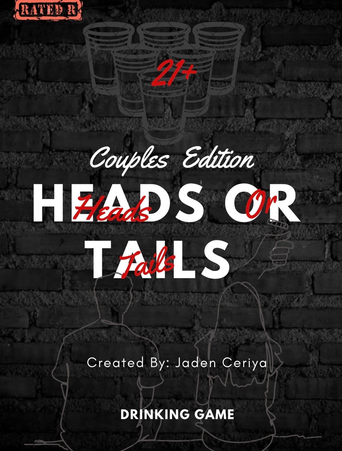 Heads or Tails Drinking Game ( Couple Edition) - Etsy
