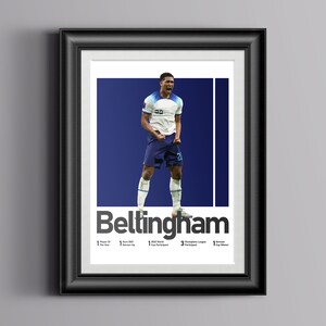 Printable Jude Bellingham Poster, English Midfielder, Bellingham Wall ...