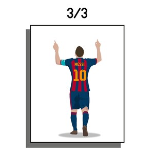 Lionel Messi Iconic Posters, Set of 3 Digital Prints - Etsy