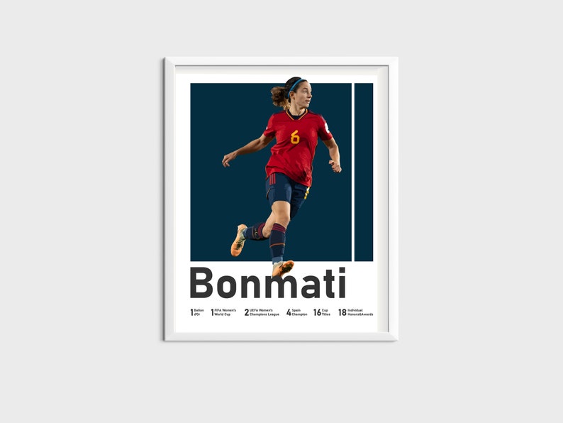 Printable Aitana Bonmati Poster, Women's Football Wall Art, Bonmati ...