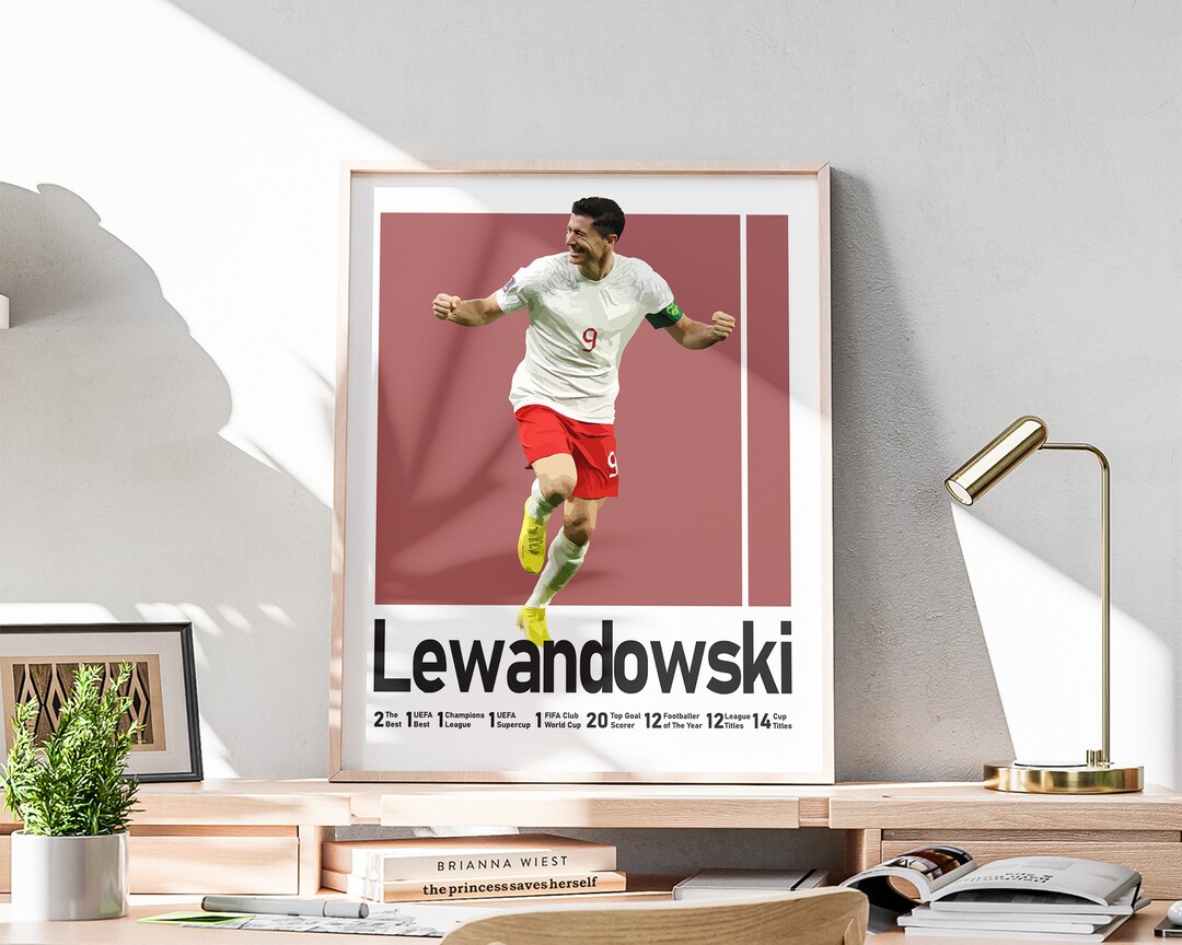Printable Robert Lewandowski Poster, Polish Soccer Star, Man Cave ...
