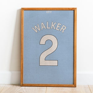 Printable Kyle Walker 2023-2024 Season Jersey, English Professional ...