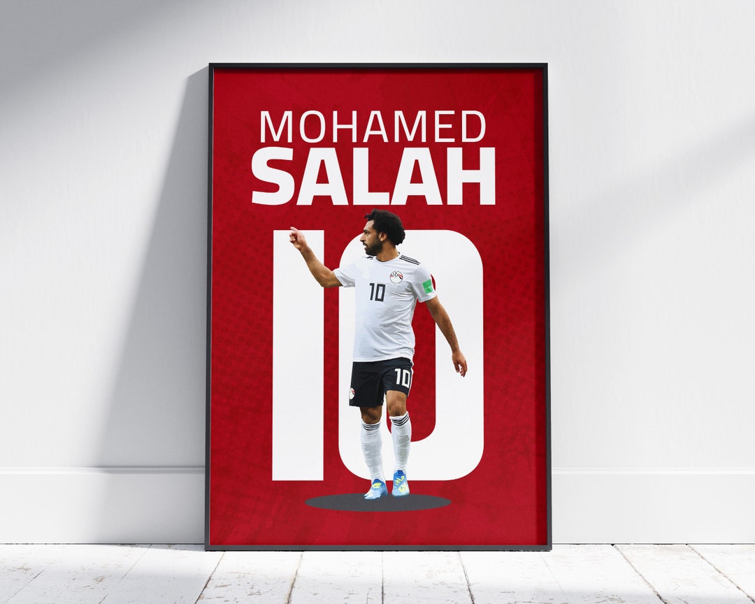 Mohamed Salah Design Poster, African Football Star, Man Cave Ornaments ...