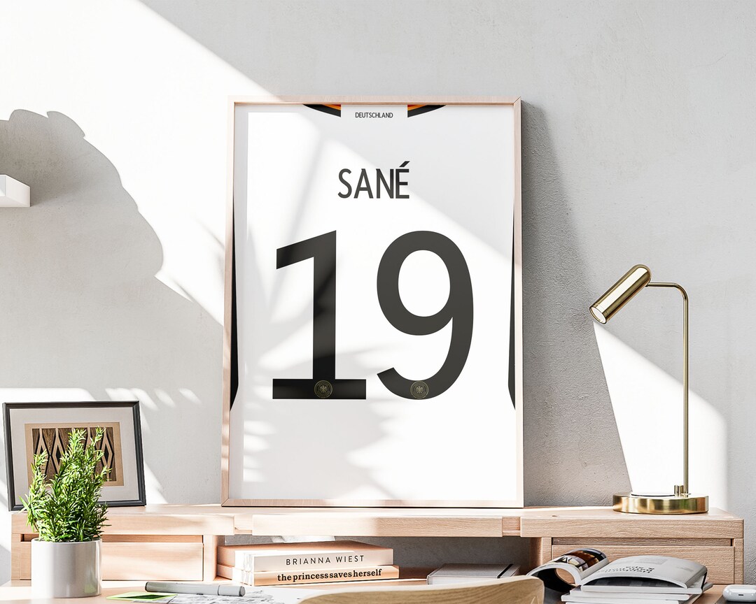 Printable Leroy Sané Jersey, Football Shirt Art, Germany National ...