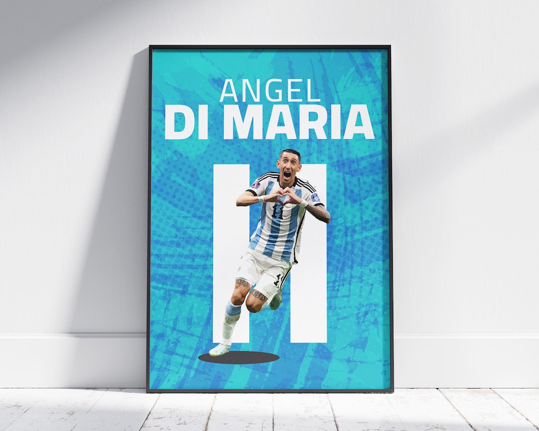 Angel Di Maria Design Poster, Gift From Mom to Soccer Lover Boy ...