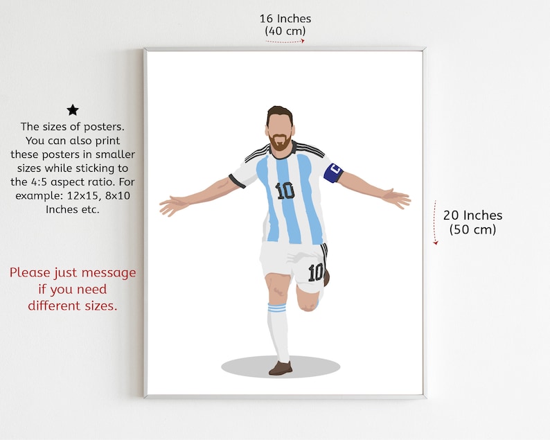 Printable Football Stars Posters Bundle Ronaldo Messi Neymar - Etsy