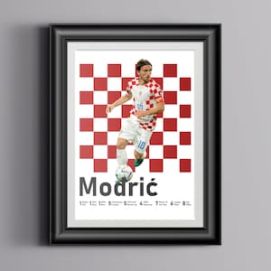 Printable Luka Modric Poster, One of the Best Players, Croatian ...