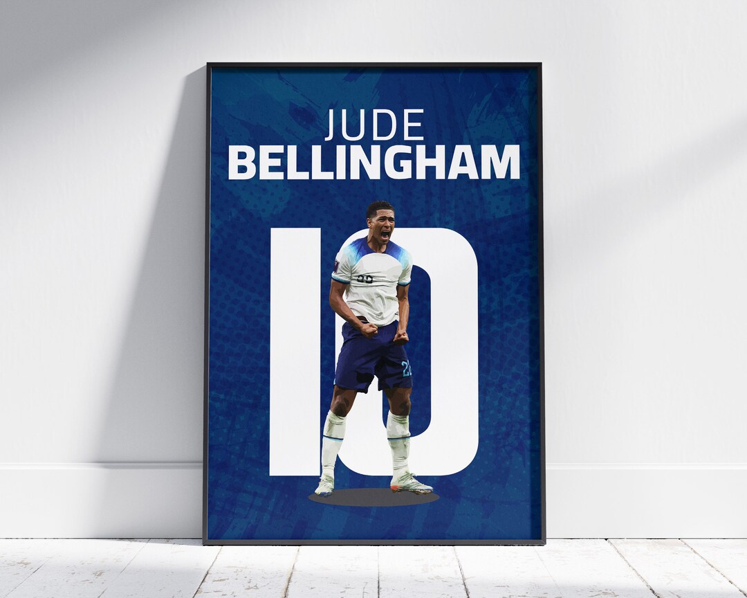 Jude Bellingham Poster, Printable Football Design, England's Wonderkid ...