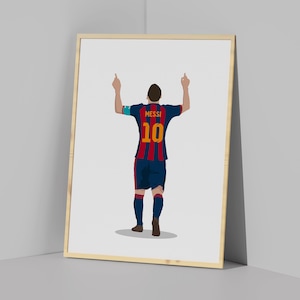 Lionel Messi Celebration, Soccer Illustration, Football Goat Messi ...