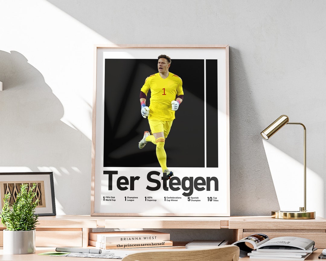 Printable Ter Stegen Poster, German Goalkeeper, Ter Stegen Wall Art ...