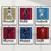 Printable Soccer Stars Poster Bundle, Messi Ronaldo Mbappe, Neymar Wall ...