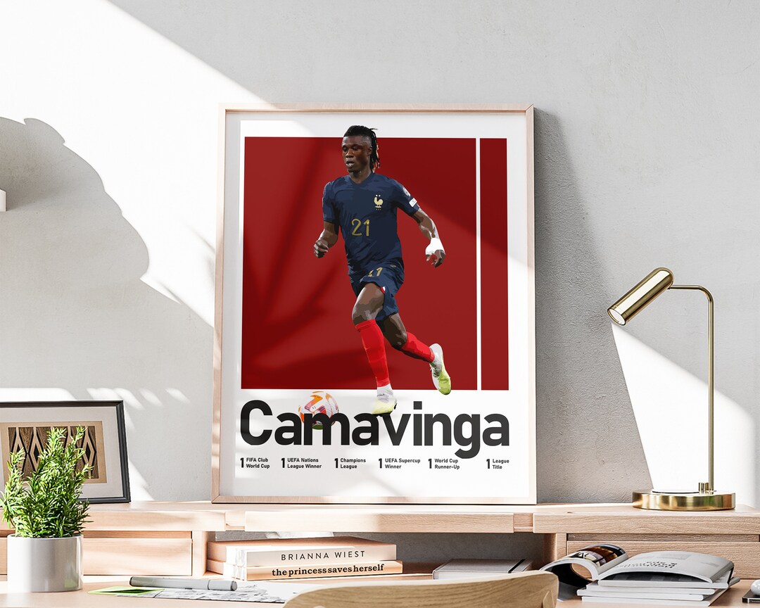 Printable Eduardo Camavinga Poster, Soccer Player Camavinga, French ...
