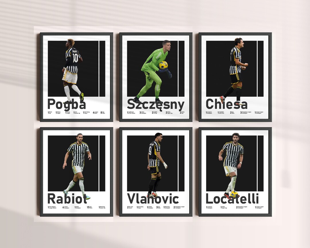 Paul Pogba, Chiesa, Szczesny, Locatelli, Rabiot, Vlahovic, Printable ...
