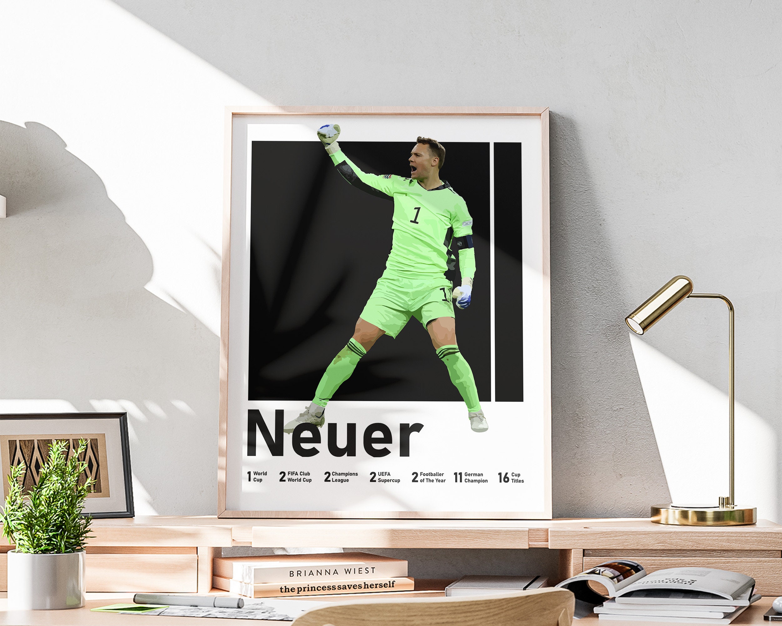 Printable Manuel Neuer Poster, German Goalie, Neuer Wall Art, Soccer ...