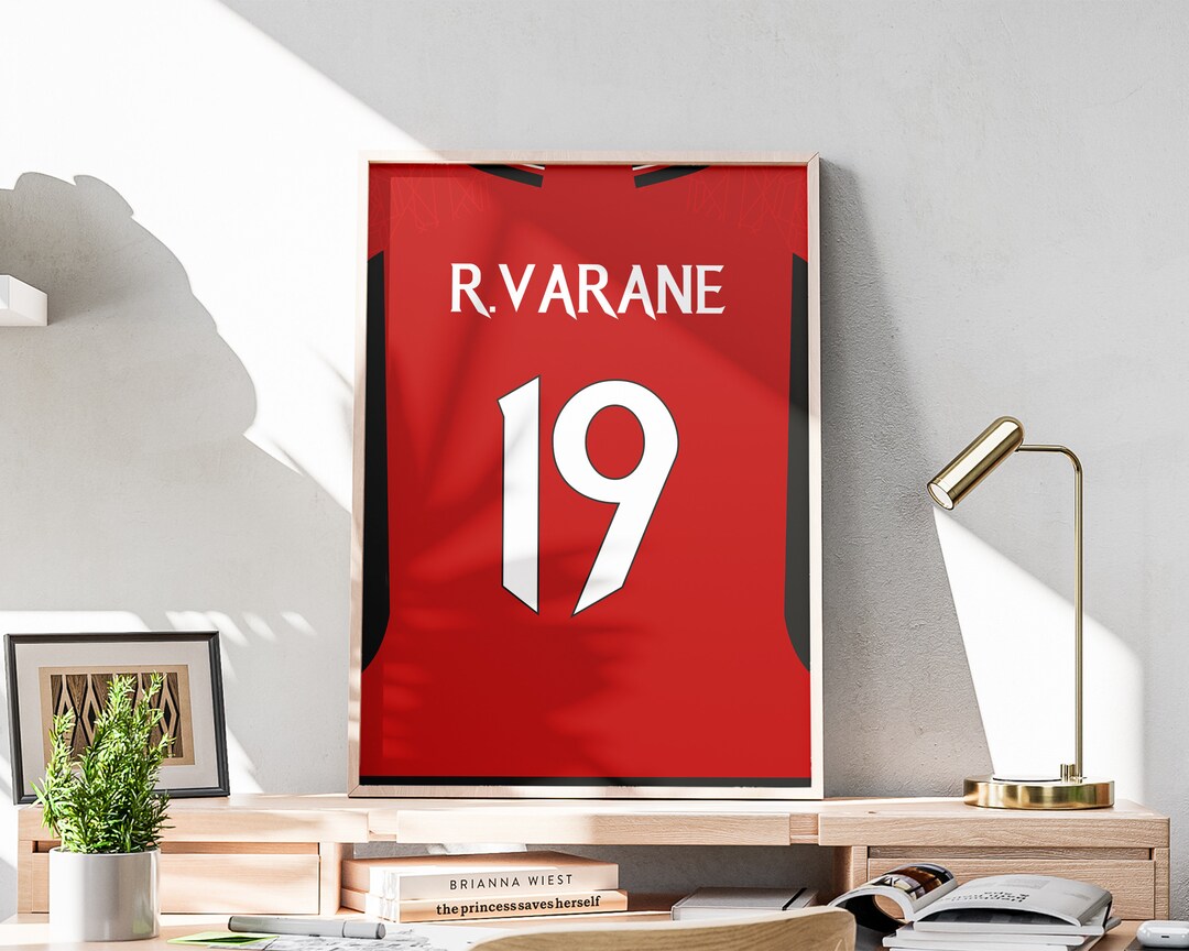 Printable Raphael Varane Jersey, 2023-2024 Season, Varane Shirt, French ...