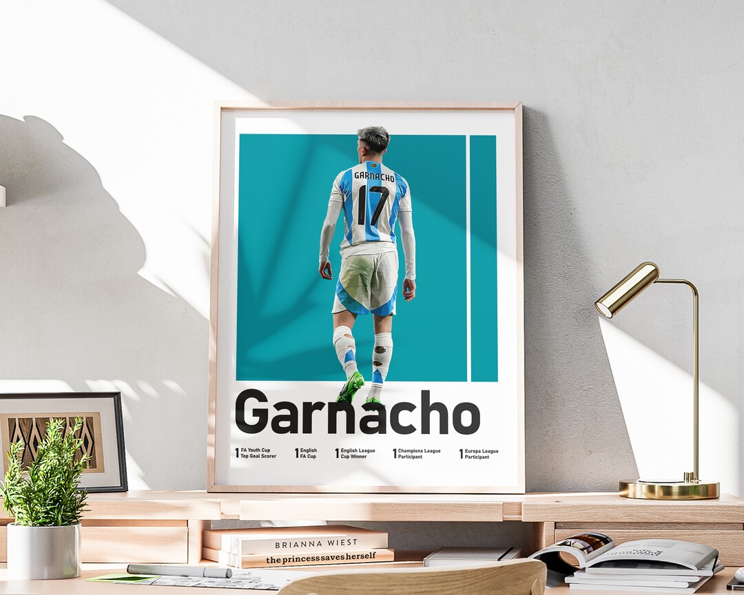 Printable Garnacho Poster, Football's New Generation, Young Argentine ...