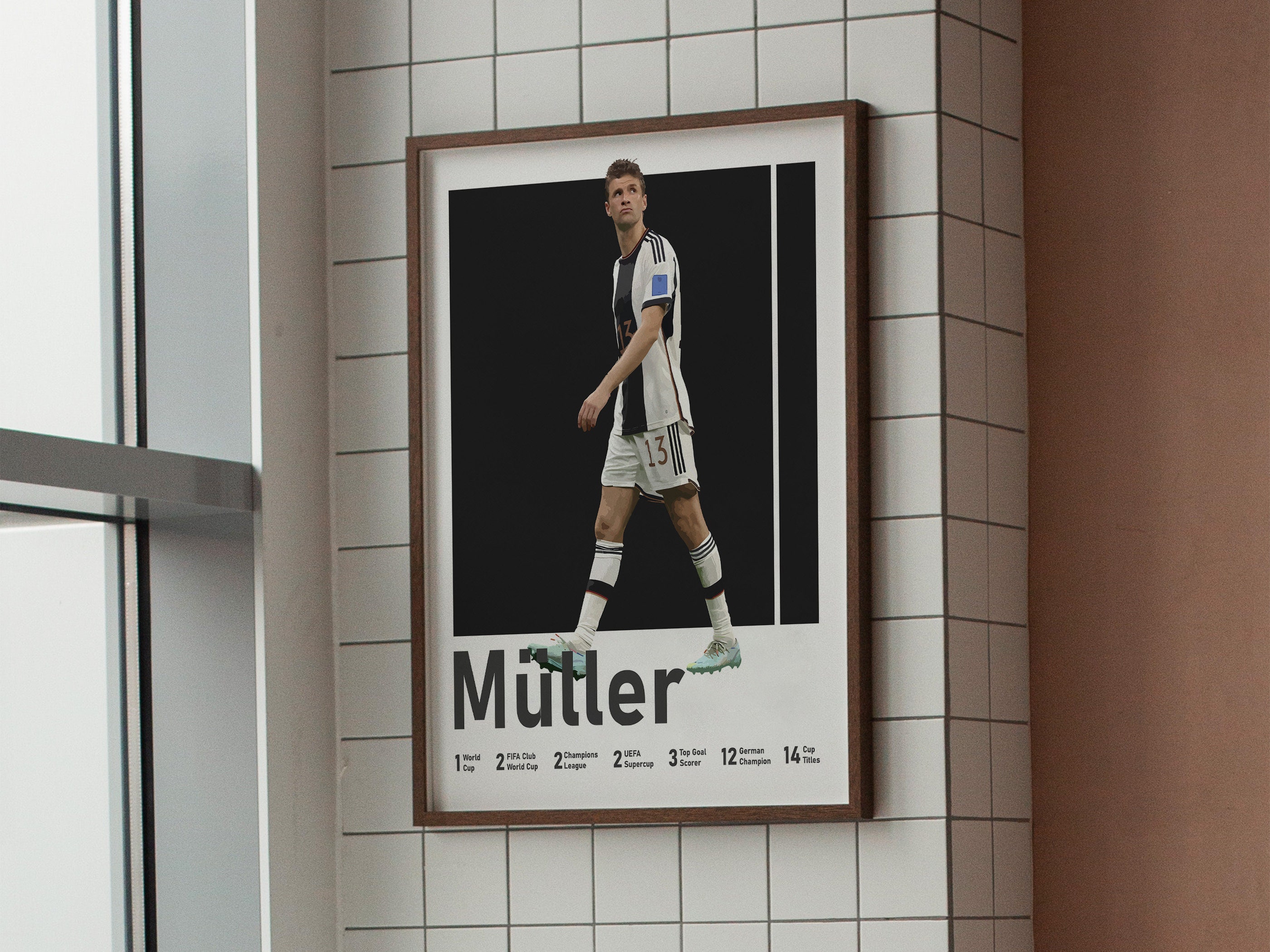 Printable Thomas Müller Poster Football Print German - Etsy