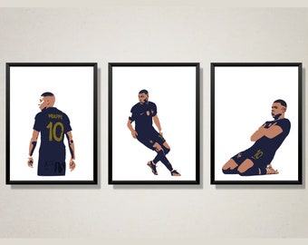 Mbappe France Poster - Etsy