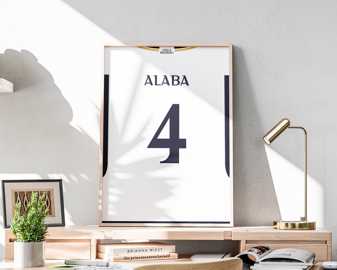 Printable David Alaba Jersey, 2023 2024 Soccer Season, Austrian Player ...