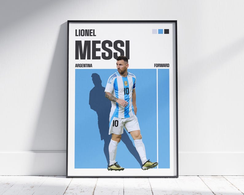 Lionel Messi Poster: Argentine Football Legend (digital Download) - Etsy