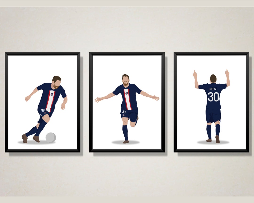 Printable Lionel Messi Celebration Posters Set of 3 Wall Arts - Etsy