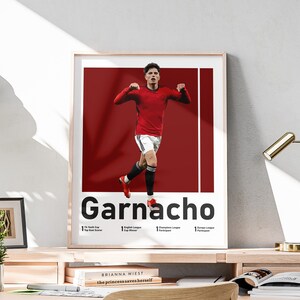 Printable Alejandro Garnacho Poster, Football Print, Argentinian ...